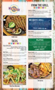 MENU – Pedros